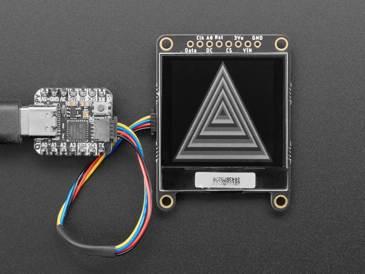 GitHub - adafruit/Adafruit_SSD1327: Arduino GFX library for SSD1327 based grayscale OLED displays