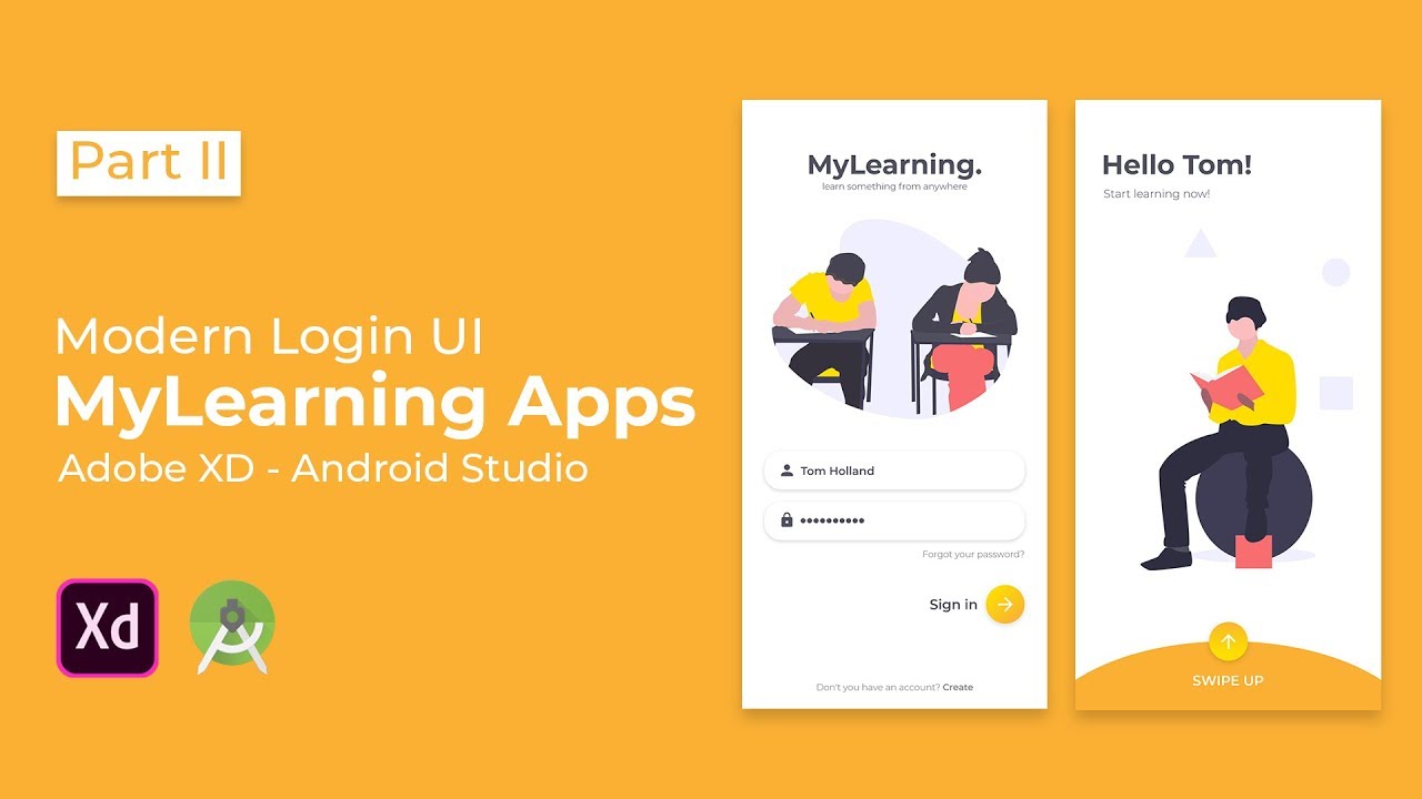 GitHub - abdulazizahwan/MyLearningApp: Modern My Learning App Login Screen UI Design