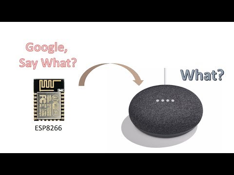 GitHub - debsahu/GoogleSay: ESP8266 making Google Home speak using https://github.com/horihiro ...