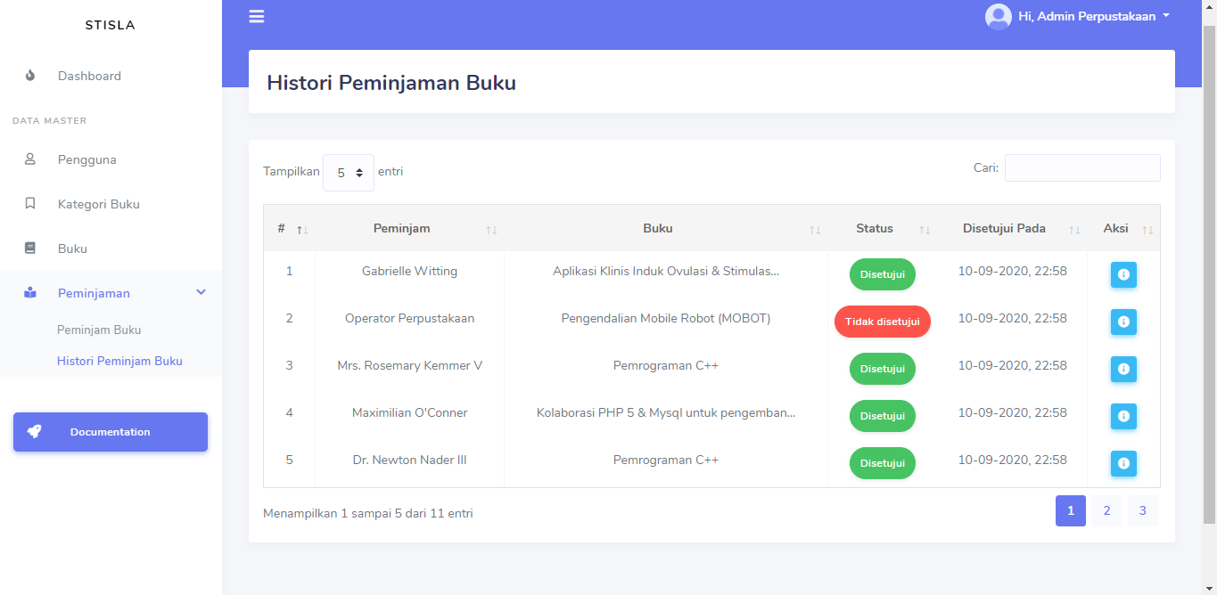 GitHub - mrizkimaulidan/perpusweb: Aplikasi peminjaman buku perpustakaan Framework Laravel 8