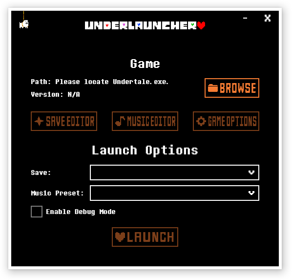 GitHub - SGCSam/Underlauncher: A launcher for Undertale.