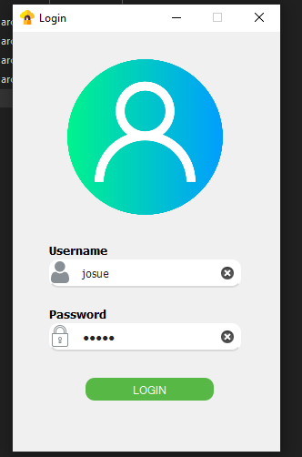 GitHub - TryNeo/PyQT5Login: login created with pyqt5 graphical interface