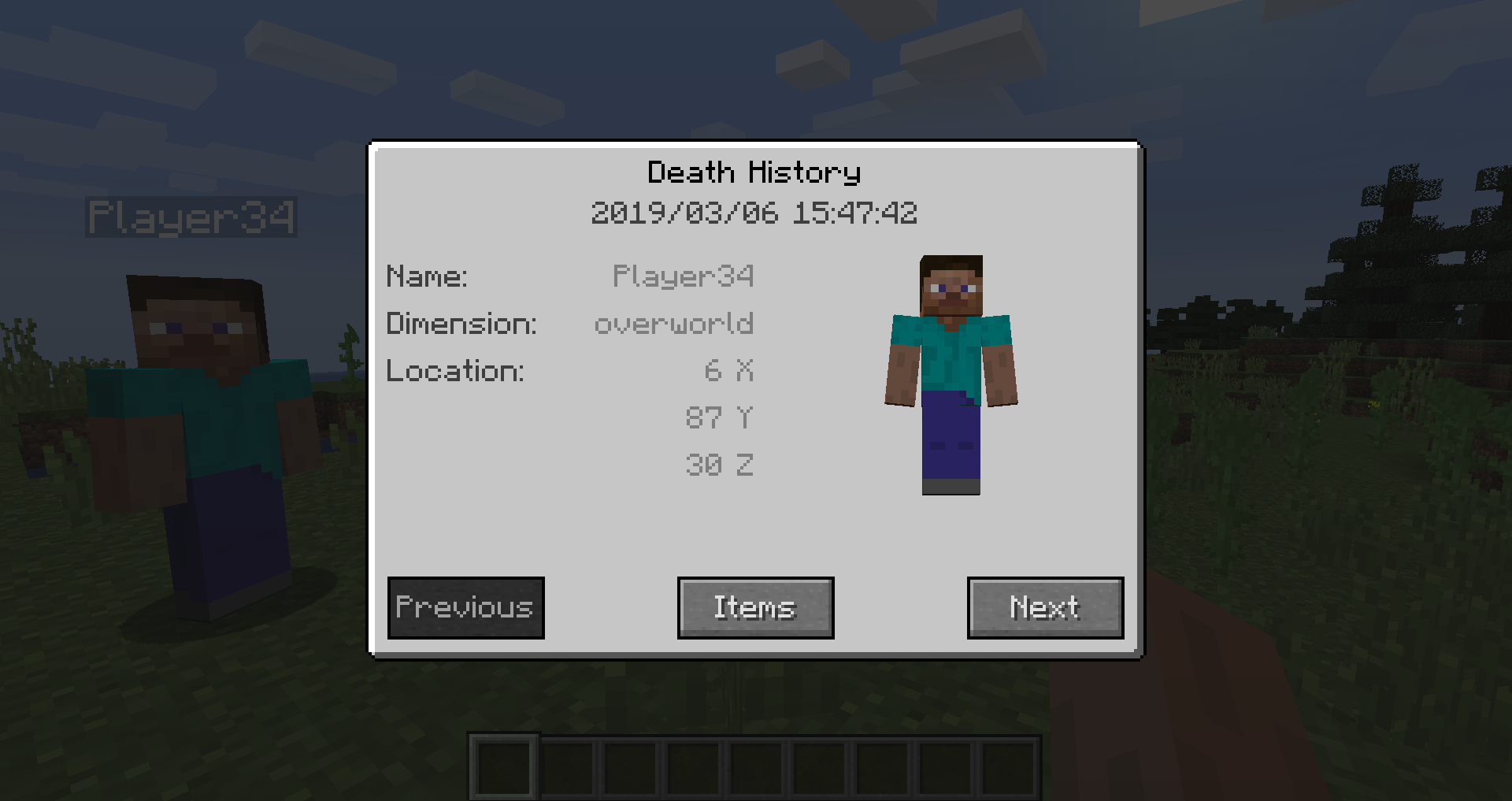 GitHub - henkelmax/corpse: Never lose your items again!
