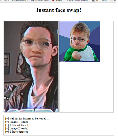 GitHub - jsdelivrbot/instant-face-swap: a simple javascript app to swap ...