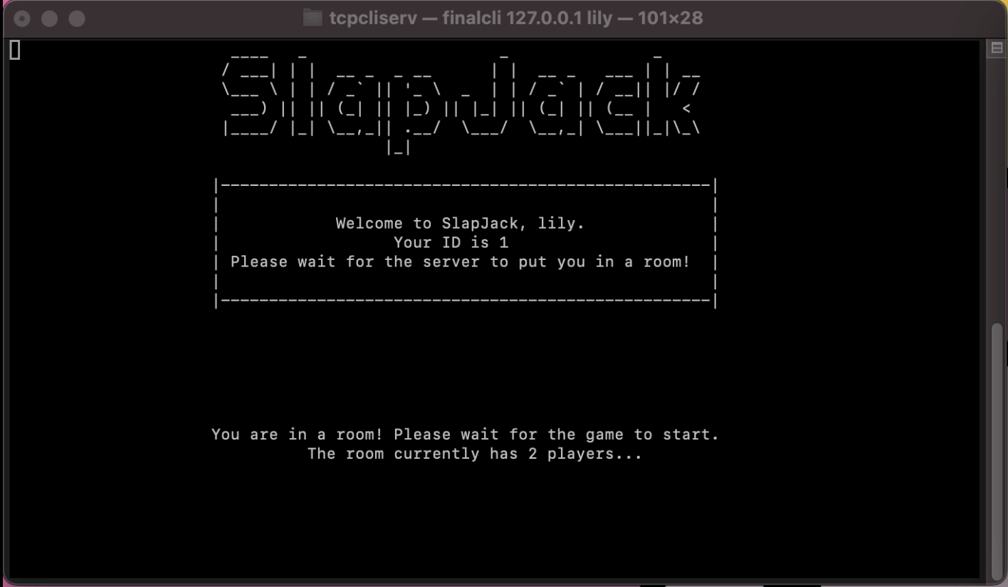 GitHub - lilywuuuuu/SlapJack-Intro-to-Network-Programming: Final project of Intro. to Network ...