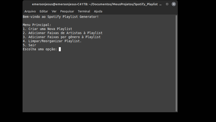 GitHub - EmersonJesus/Spotify-Playlist-Generator: O Spotify Playlist ...