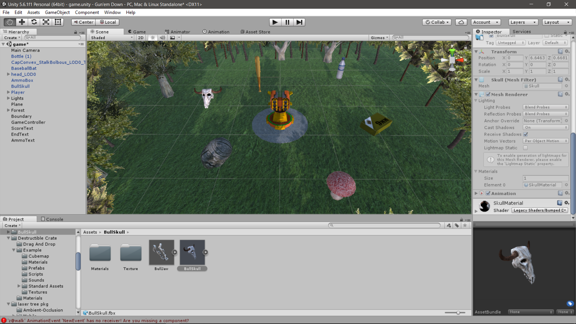 GitHub - mauropappaterra/Gunem-Down: A three-dimensional, never-ending, machine gun, survival ...