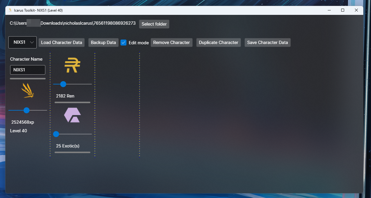GitHub - asm512/Icarus-Toolkit: Toolkit for modifying your Icarus ...