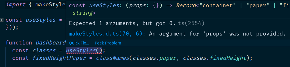 Typescript 3.5 causes makeStyles problem · Issue #15942 · mui/material ...
