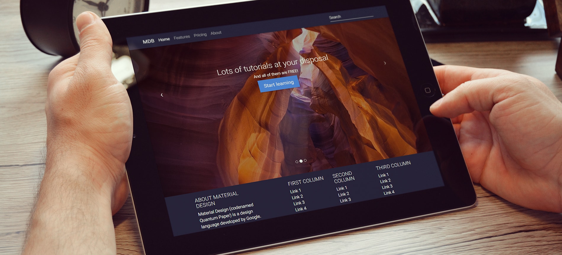 GitHub - jeremykenedy/bootstrap-material-design-1: Material Design for Bootstrap - Powerful and ...