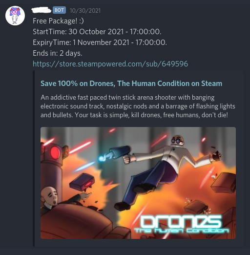 GitHub - not-dnl/discord-steam-bot: Discord bot that posts about free ...