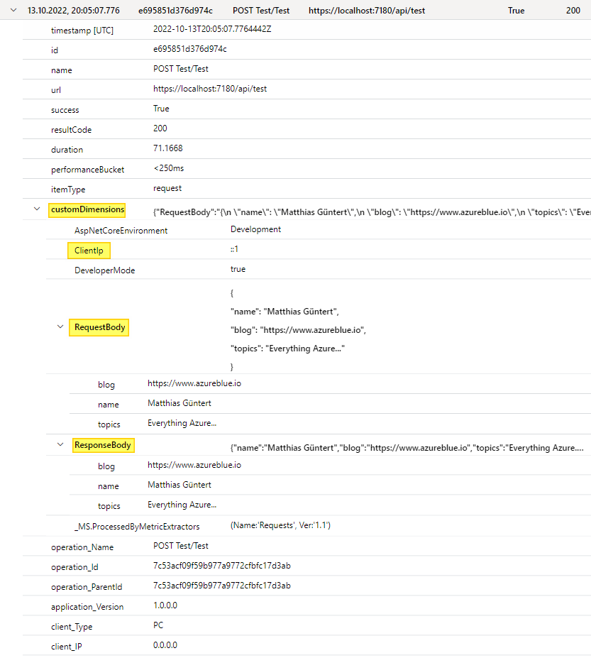 Github Matthiasguentert Azure Appinsights Logger Extended Request And Response Body