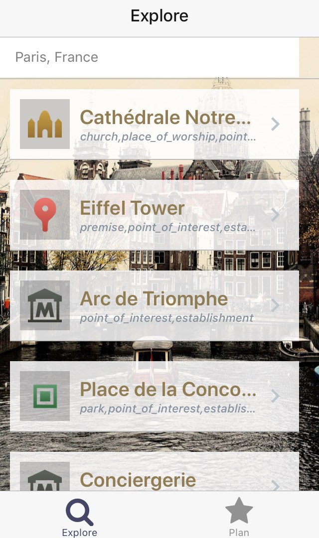 GitHub - lanlanle/travel-planner-app: A travel planner app using React Native, Google Places API ...