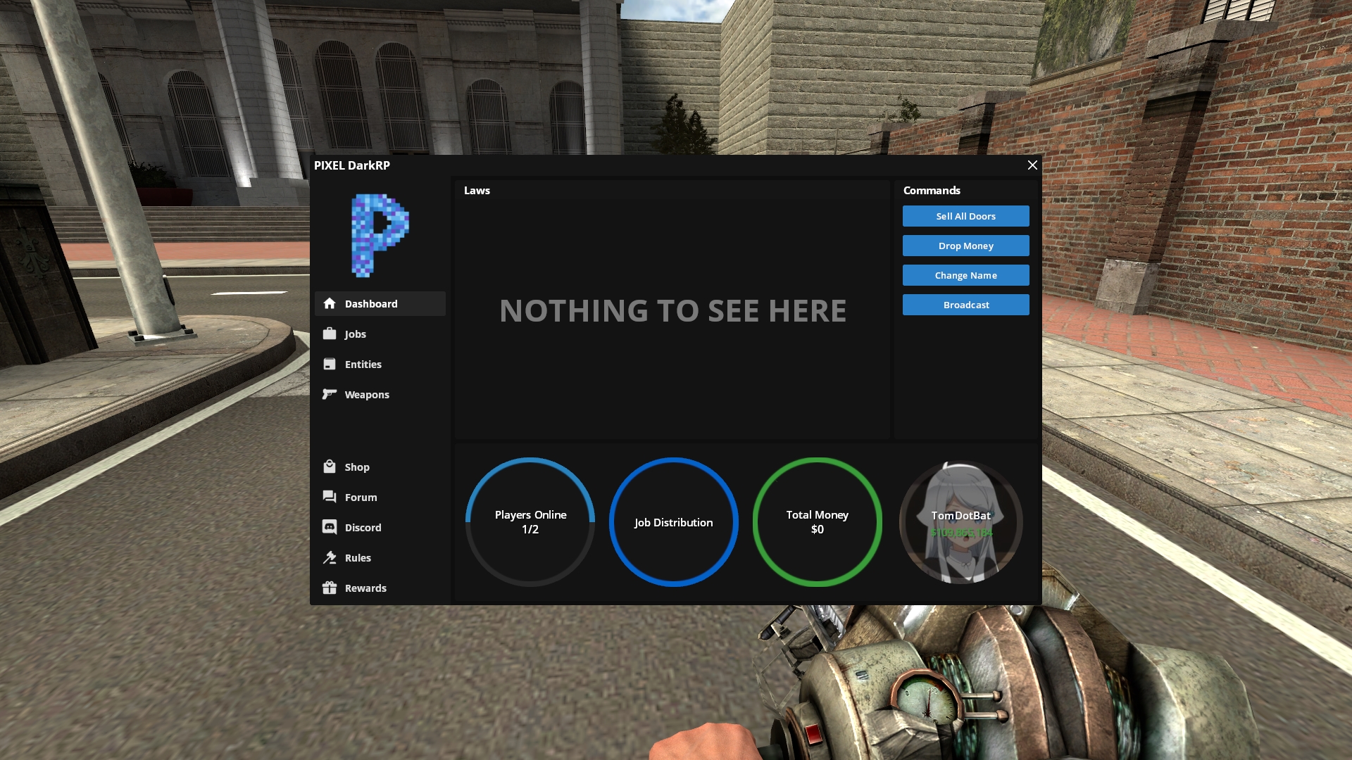 GitHub - TomDotBat/pixel-f4: A simplistic DarkRP F4 menu built using PIXEL UI.