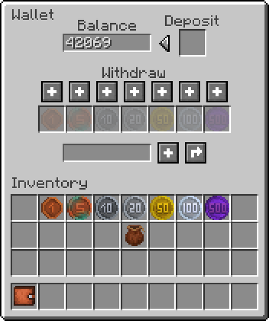 GitHub - Cheaterpaul/Wallets: Minecraft Mod that adds a wallet item ...
