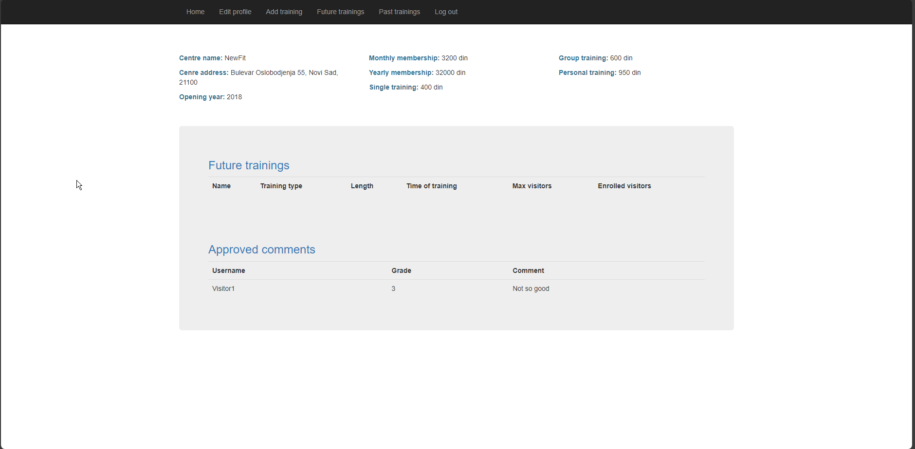 GitHub - Dualxyz/-UNI-Fitness-Center-WebApplication: Web application which allows for ...