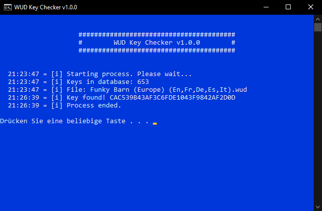 GitHub - xxmichibxx/WUD-Key-Checker: Checking Wii U WUD files for the ...