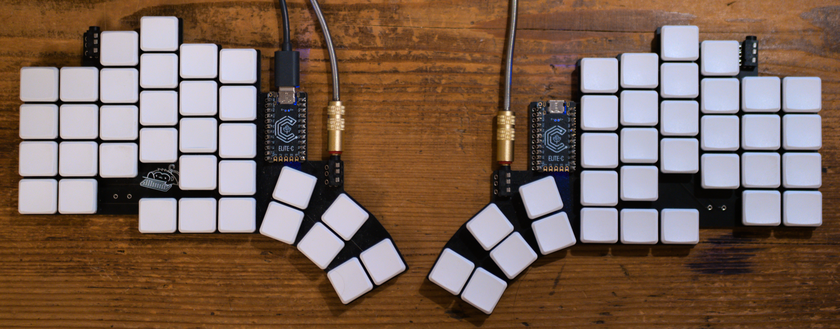 GitHub - tarneaux/supersplit: A 4x6 split keyboard with a 9-key thumb cluster