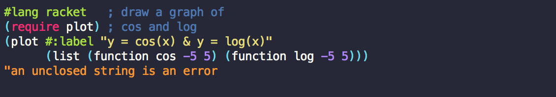 GitHub - andofcourse/monokai-racket: Monokai variation for DrRacket