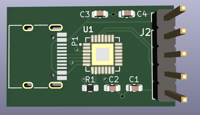 GitHub - LakshayaSinghal/USB-to-UART-module: Small sized PCB for a USB to UART mmodule using CP2102