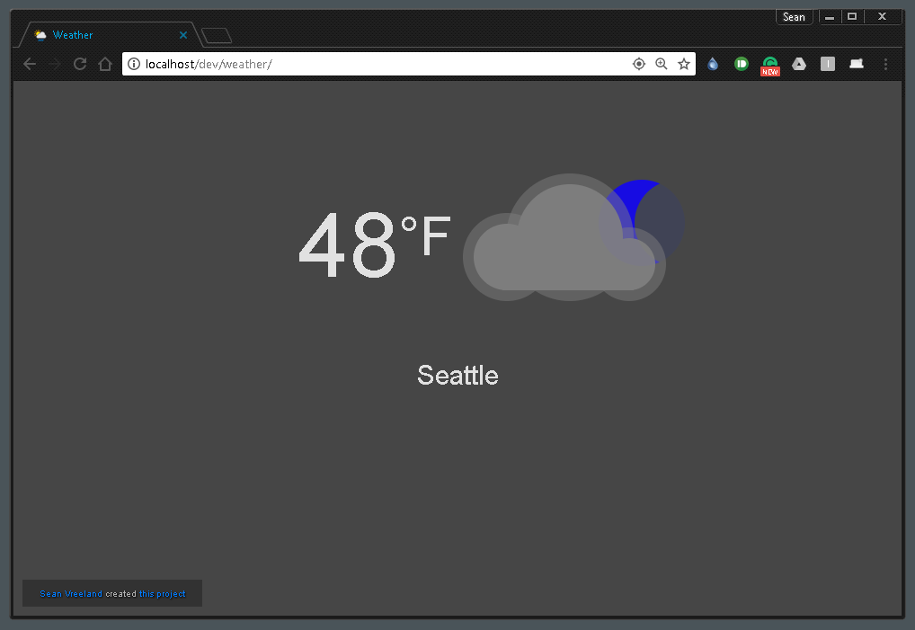GitHub - seanvree/Weather: Weather webapp written in HTML/JS. Minimal ...