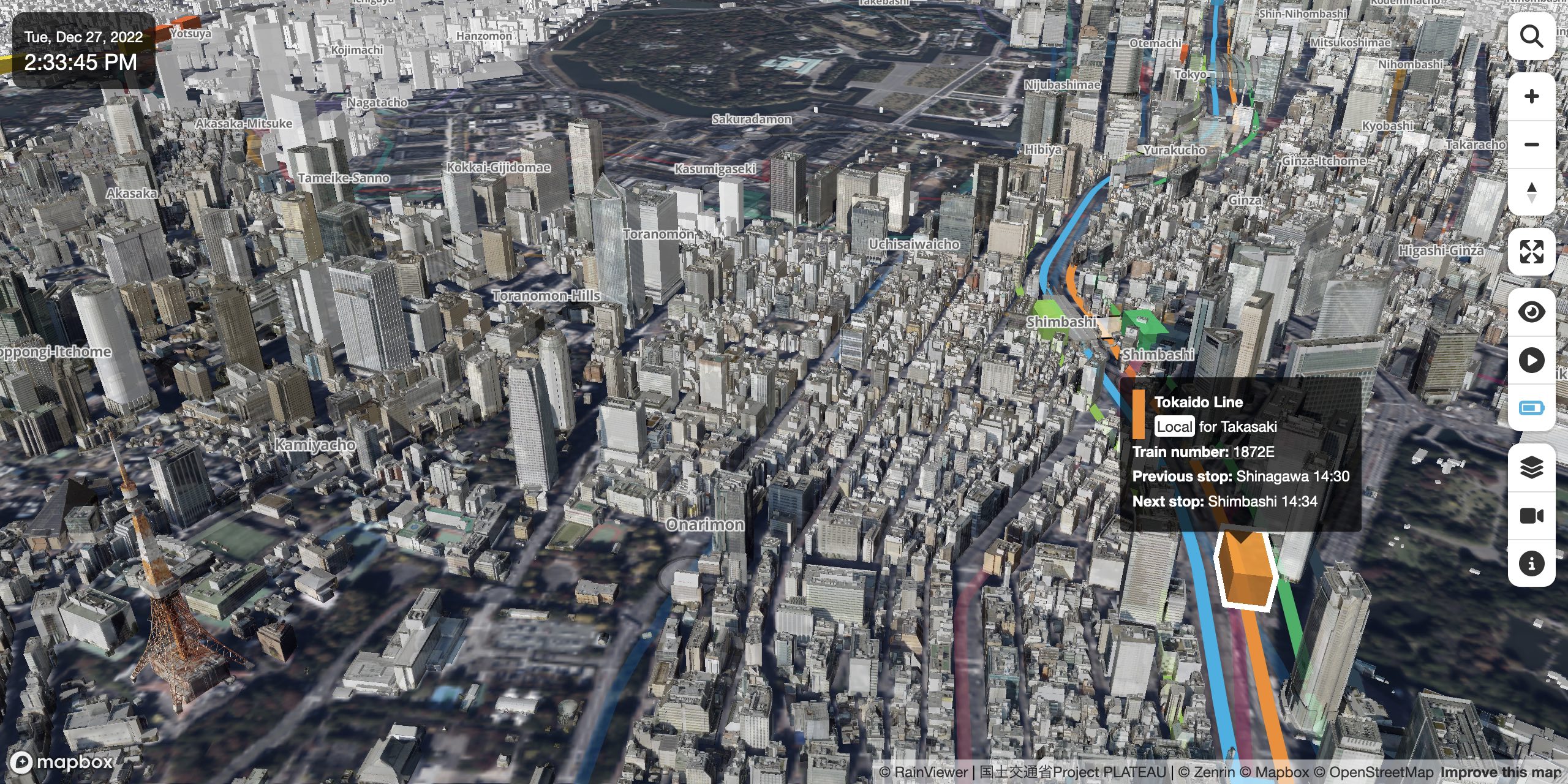 GitHub - TomLeeLive/nagix-mt3d-plugin-plateau: PLATEAU plugin for Mini Tokyo 3D