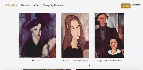 GitHub - Elronia/interactive-art-gallery-ui: Art Gallery is a full CRUD ...