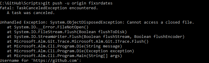 Task cancelled exception: A task was cancelled. · Issue #435 ...
