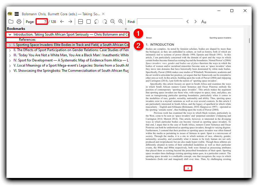 bug(toc): SumatraPDF open incorrect (n+1) page when user clicks on Table of Contents items ...