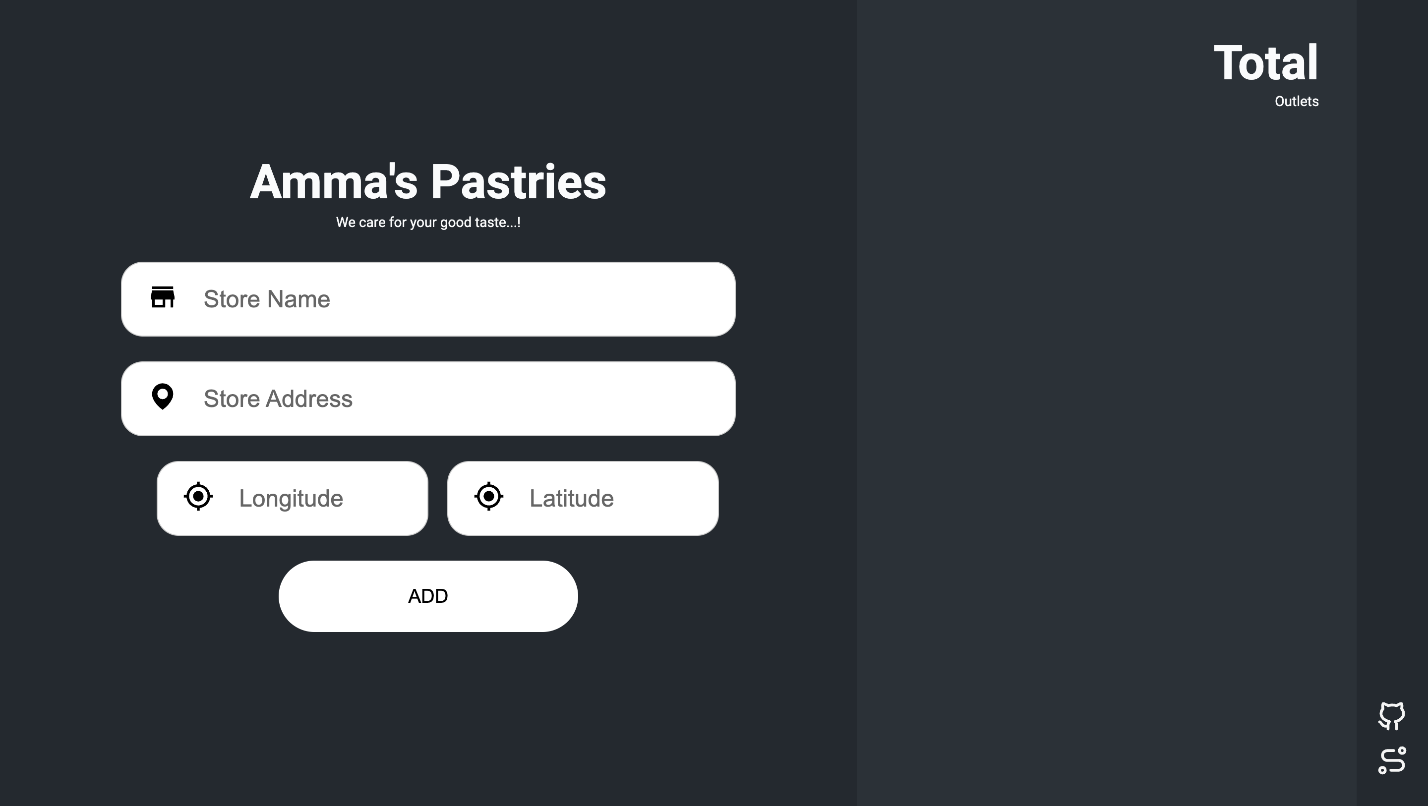 GitHub - ungaaaabungaaa/GeoMapper: "GeoMap" for Amma's Pastries: A web app allowing users to ...