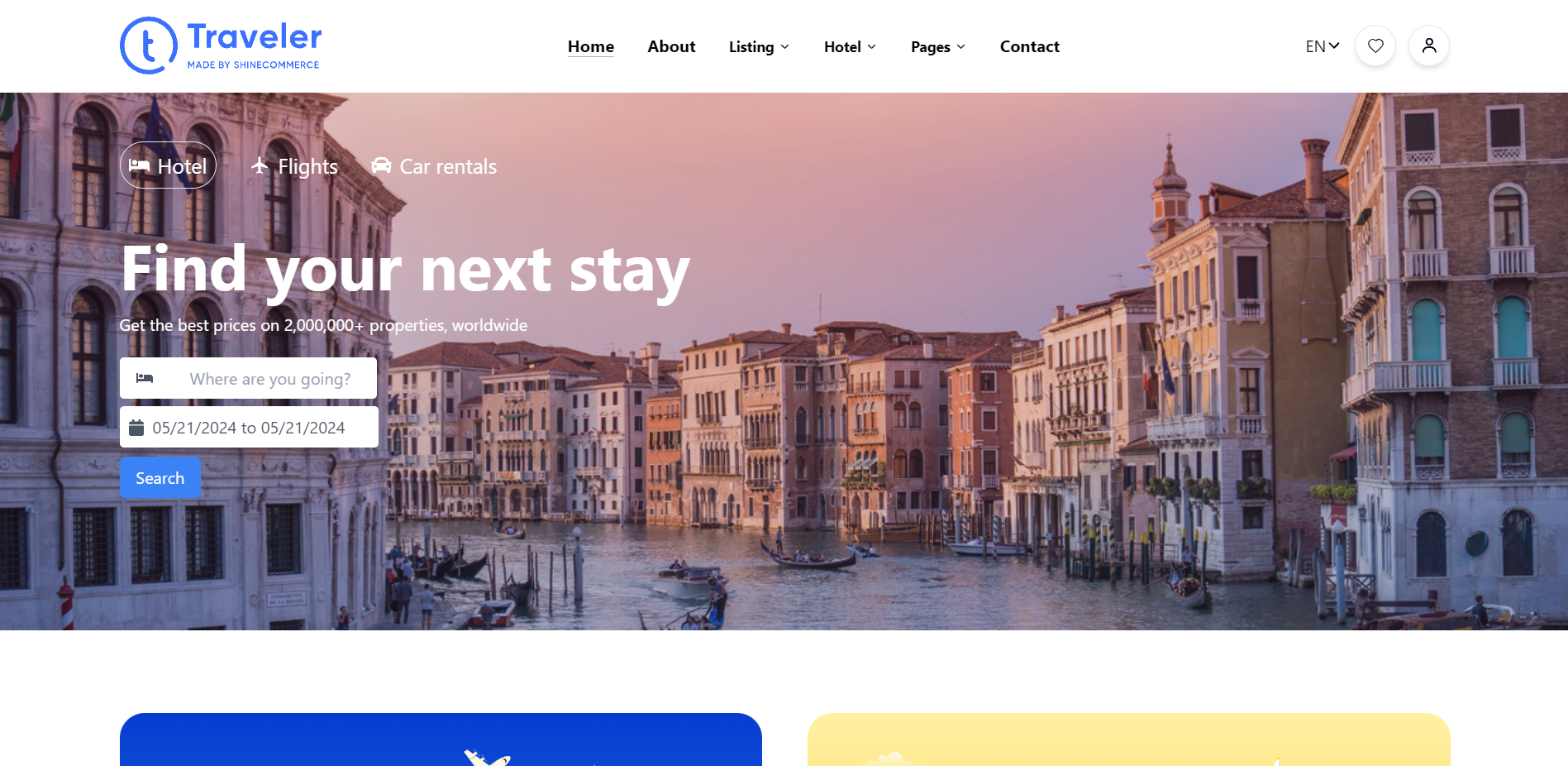 GitHub - alpayabdullayev/Booking-System: Traveler is A full-stack Booking System project built ...