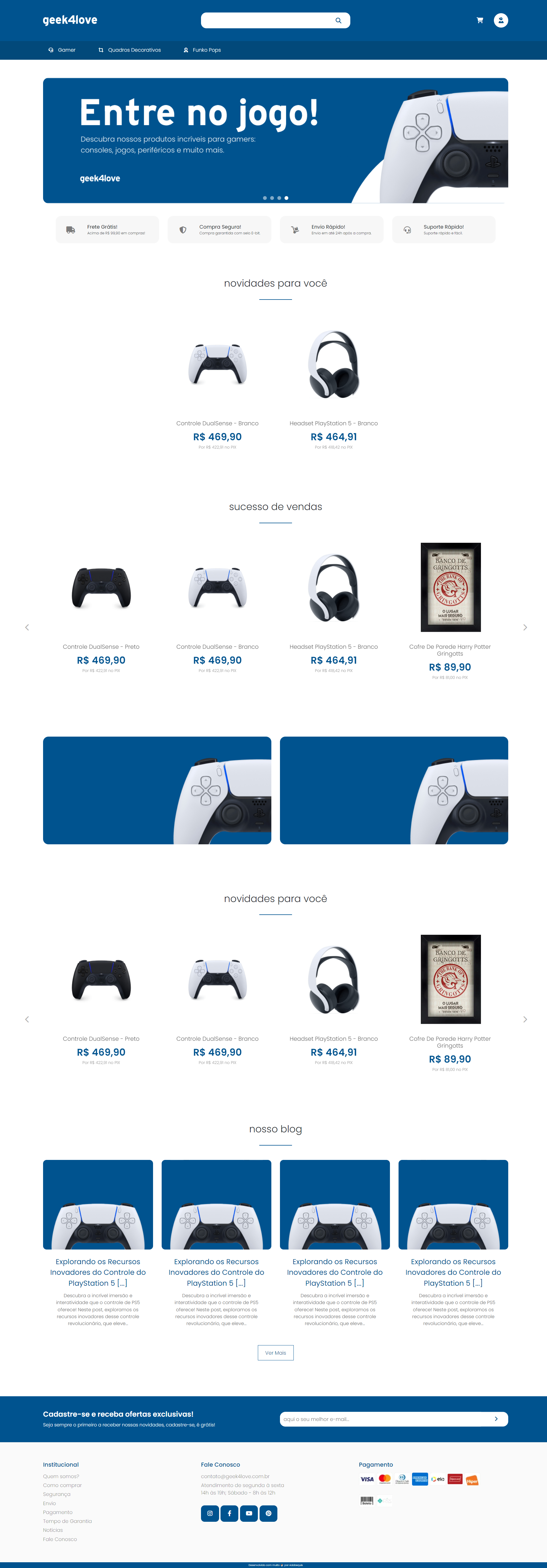 GitHub - gustav0meira/geek4love: Loja virtual criada em PHP, HTML, CSS ...