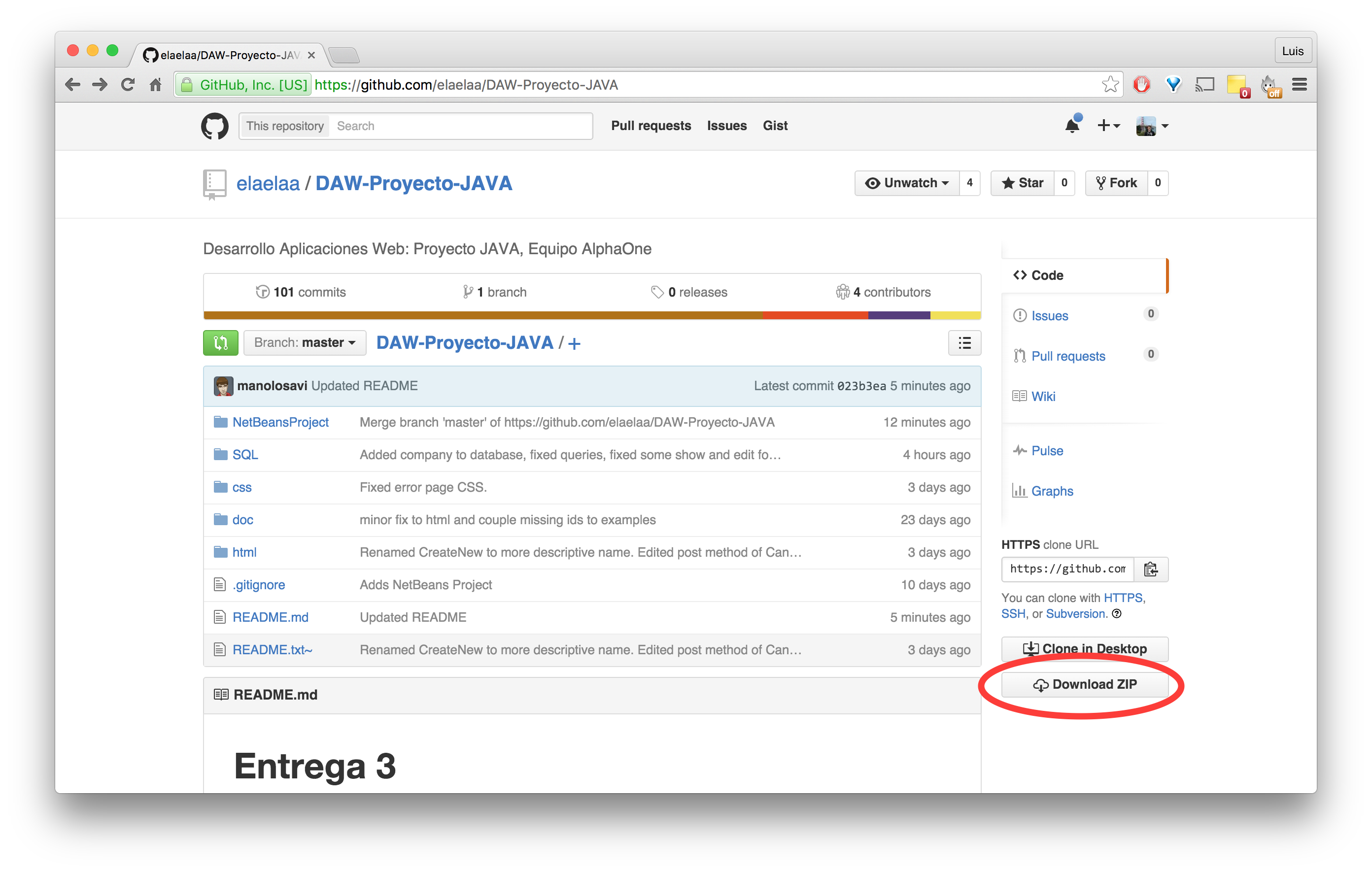 GitHub - elaelaa/DAW-Proyecto-JAVA: Desarrollo Aplicaciones Web: Proyecto JAVA, Equipo AlphaOne