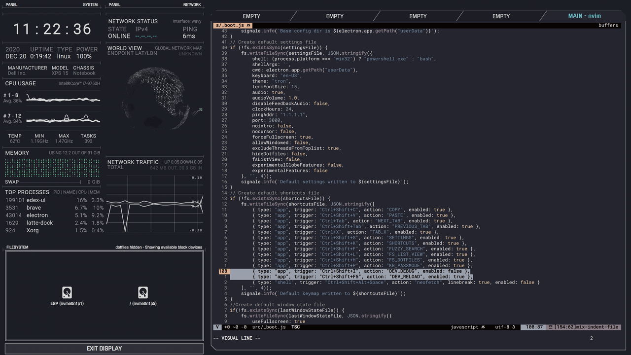 GitHub - h4x-host/e-DEX-UI: A cross-platform, customizable science fiction terminal emulator ...