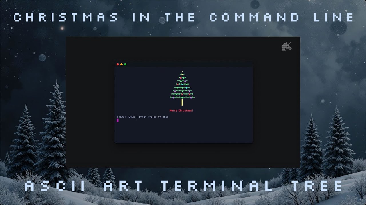GitHub - artcore-c/Christmas-CLI: 🎄Christmas in the Command Line 🎄 *** ASCII Tree Animation in ...