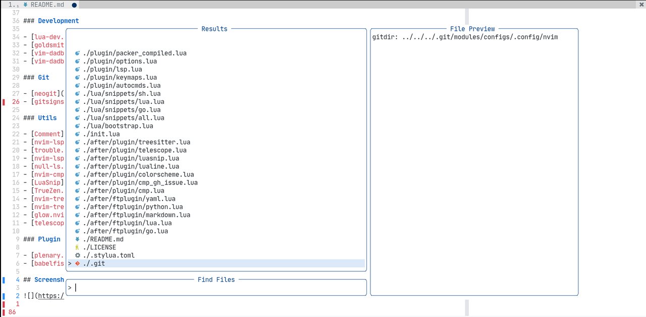 GitHub - ellisonleao/neovimfiles: My Neovim configuration written in Lua