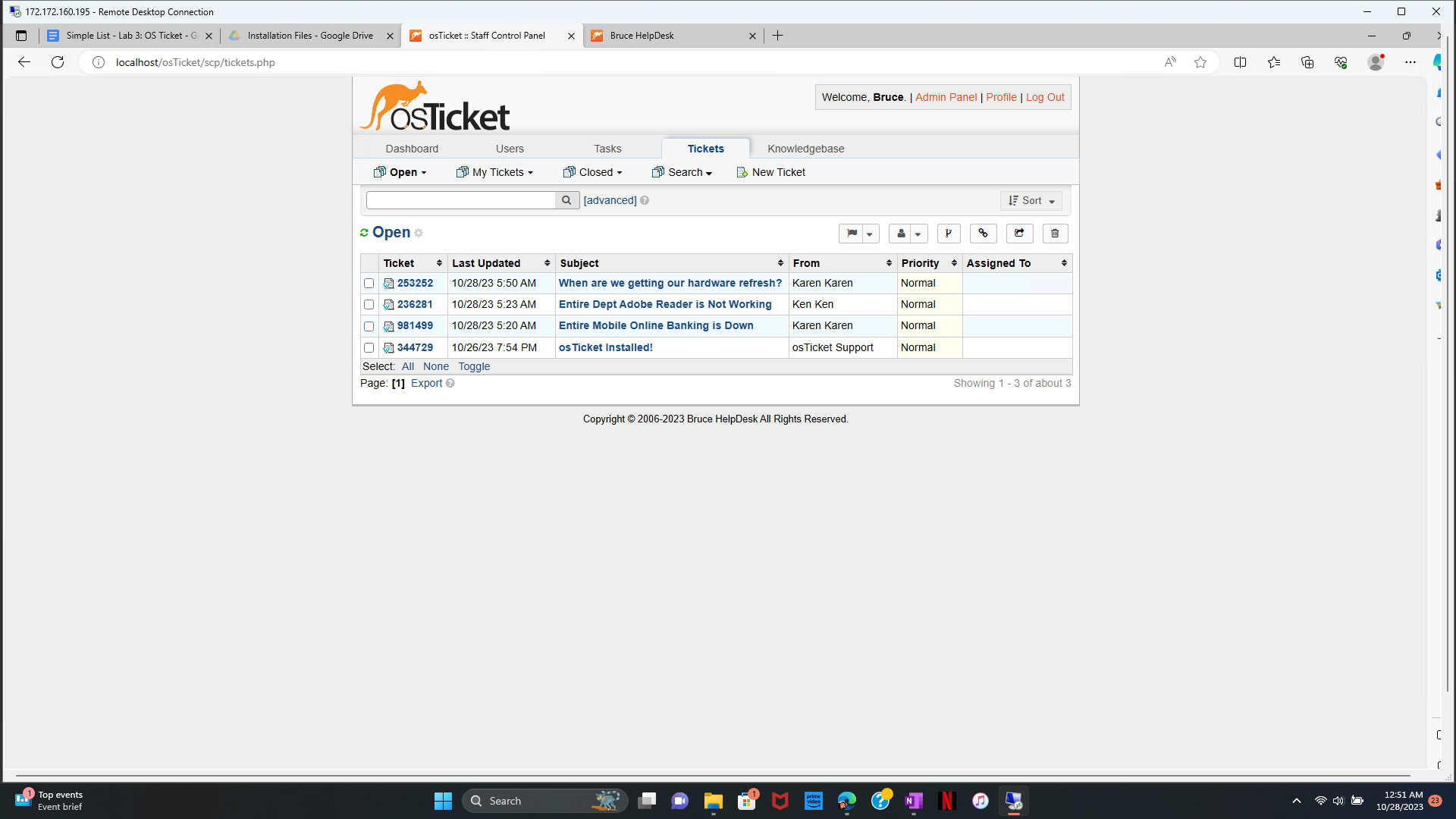 GitHub - BRChatman/ticket-lifecycle: osTicket use in a simulated work environment.