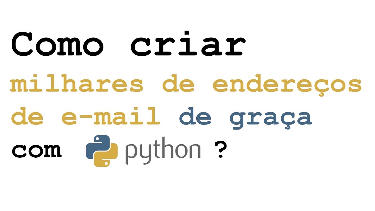 GitHub - hansalemaos/tutorial_criar_emails: Como criar milhares de e ... GitHub - hansalemaos/tutorial_criar_emails: Como criar milhares de e ...