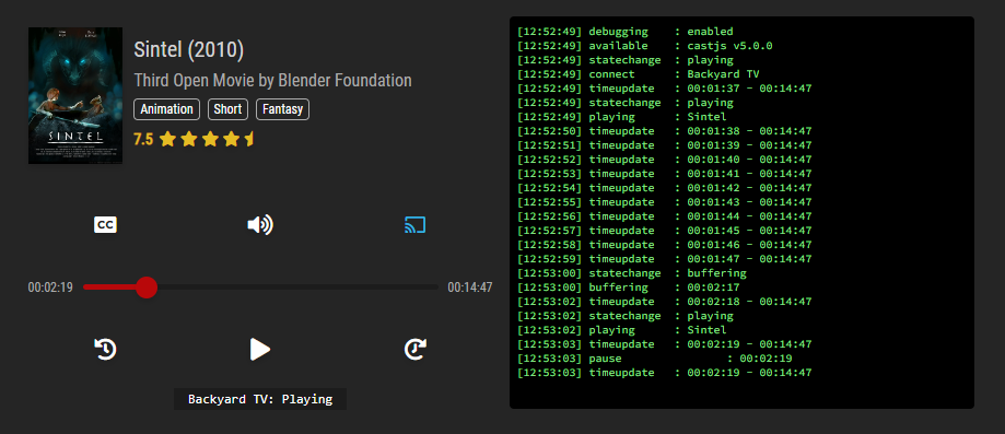 GitHub - castjs/castjs: 📺 Chromecast Sender Library for the Browser