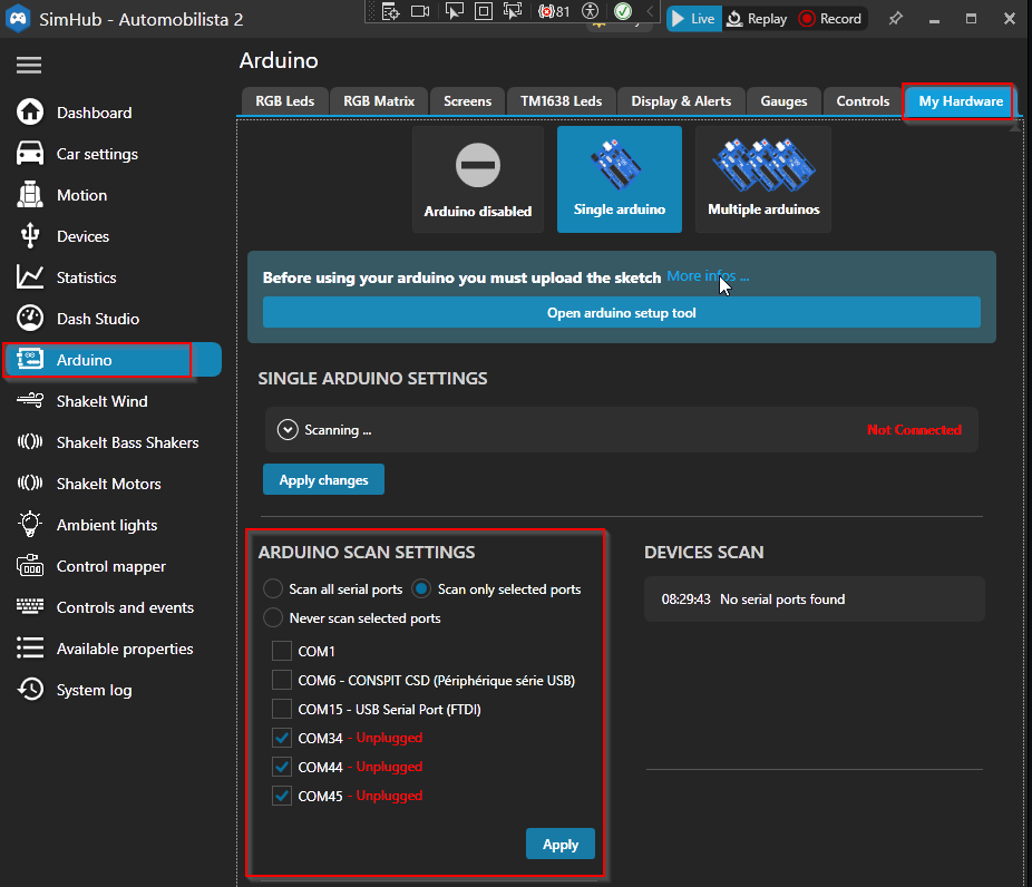 Troubleshoot other hardware Serial ports conflicts · SHWotever/SimHub Wiki · GitHub