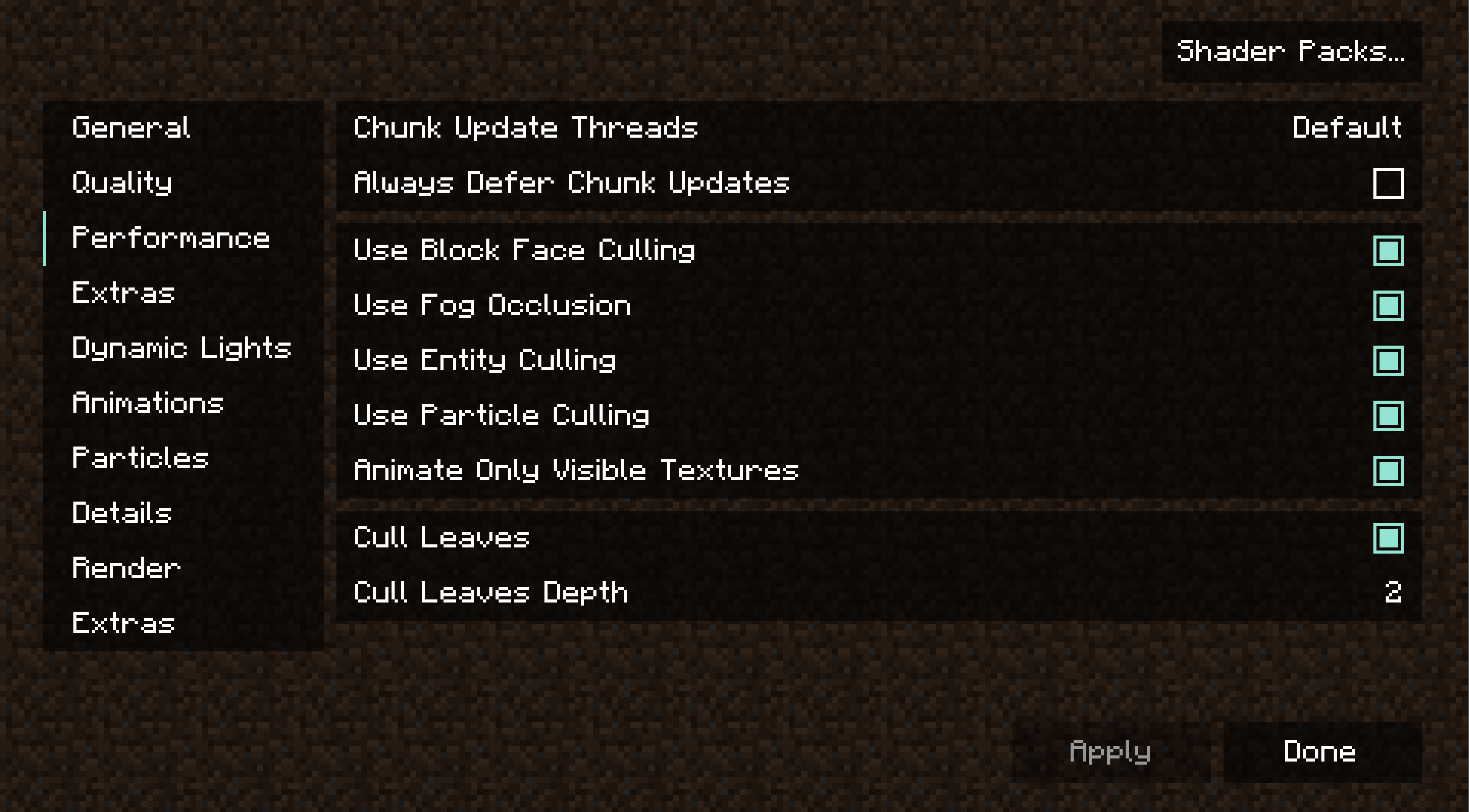 GitHub - CCr4ft3r/CullLessLeavesReforged: Unofficial Forge port of Cull Less Leaves