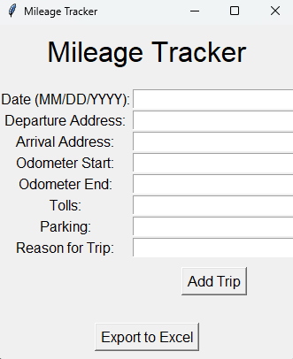 GitHub - CodeByAlbert/Mileage-Tracker: Simple Mileage tracker to track mileage extensions