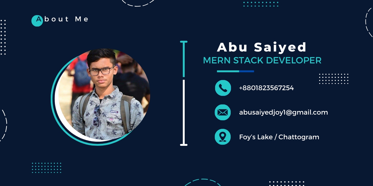 abusaiyedjoy (Abu Saiyed) · GitHub