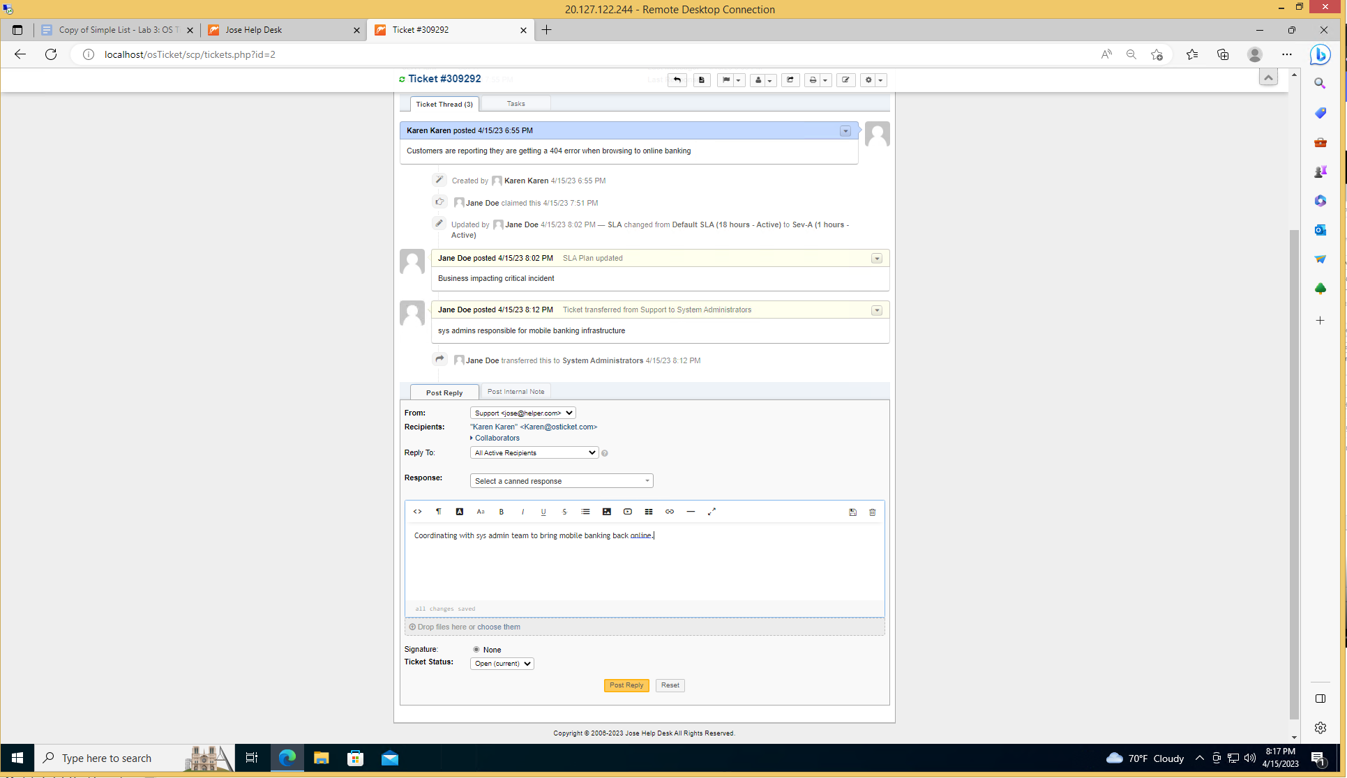GitHub - joseech28/ticket-lifecycle