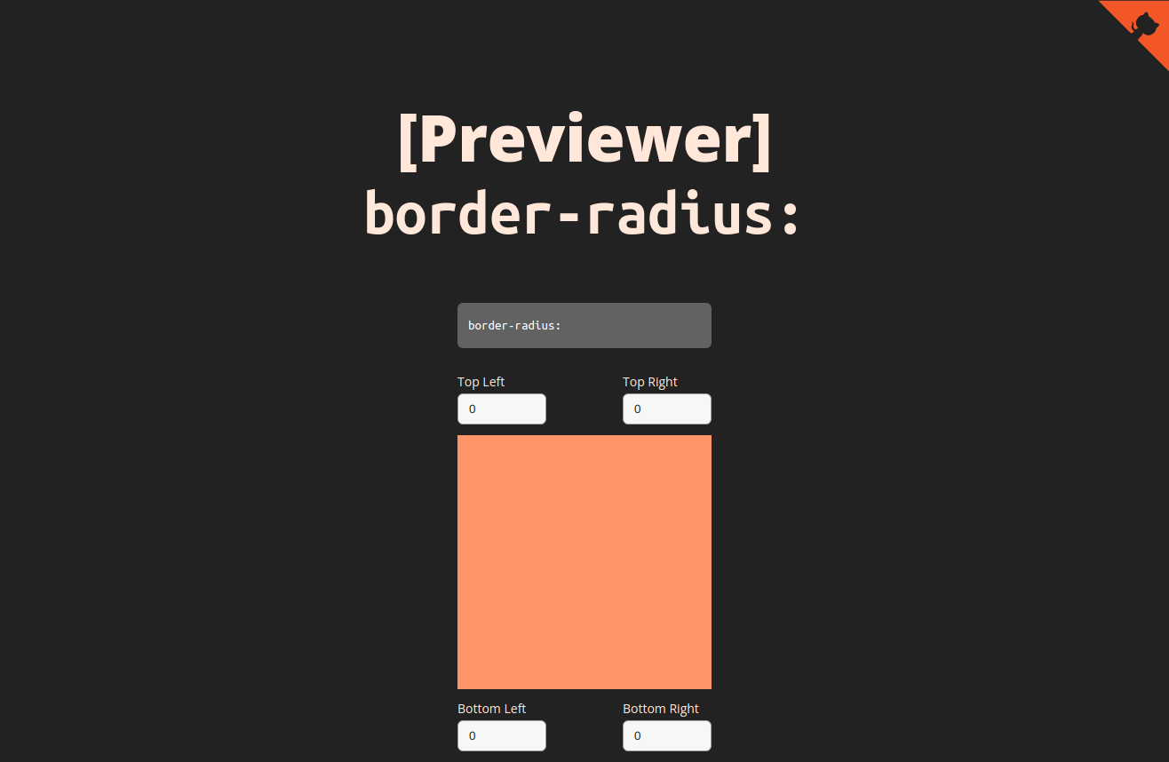 GitHub - ellendutra/css-preview-border-radius: Projeto que permite visualizar e experimentar ...