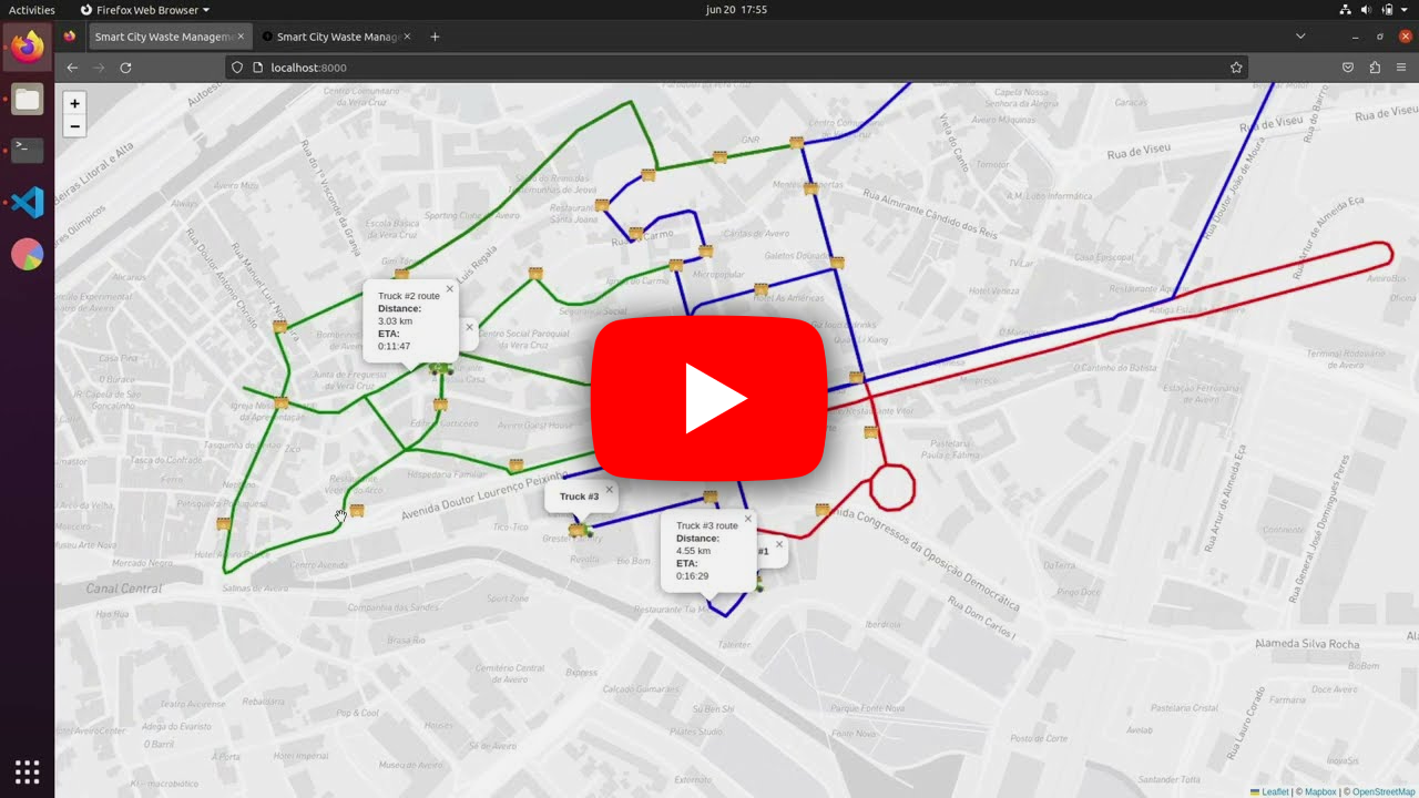 GitHub - jtsimoes/smart-city-waste-management: Final project for the subject of Autonomous ...