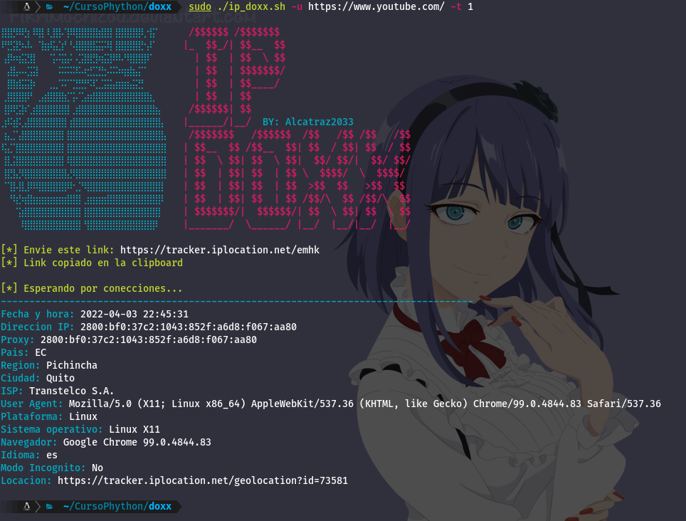 GitHub - Alcatraz2033/IP-Dox: Script de doxeo utilizando un enlace web