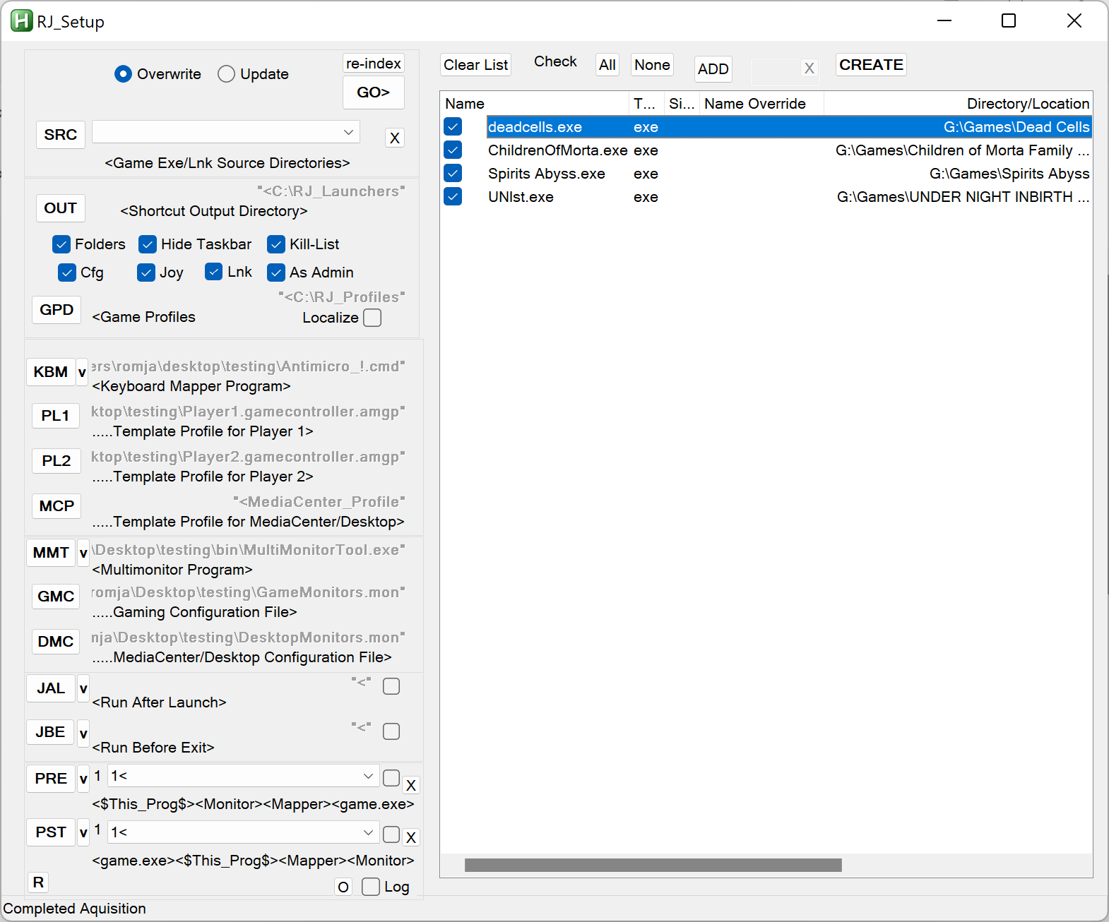 GitHub - romjacket/RJ_LinkRunner: Index a windows system for games and create a profile for each ...