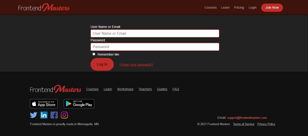 GitHub - baluramk6/frontandmaster-clone: This is clone of FrontendMasters.com, where we have ...