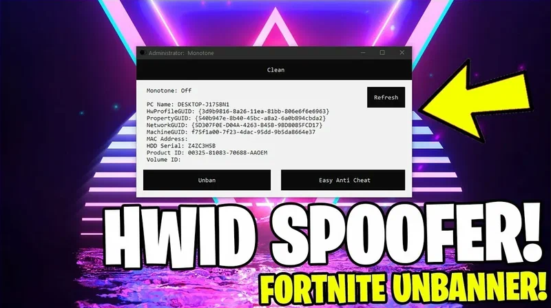 GitHub - NarendraUbnare/Monotone-HWID-Spoofer: Custom Created Hardware ID Spoofer